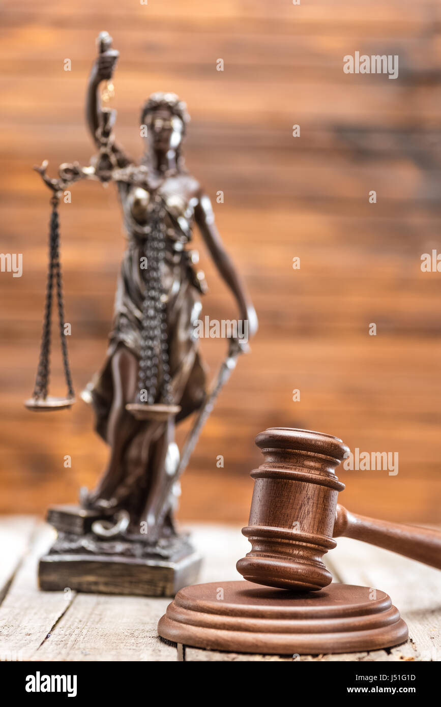 law concept. different objects of lawyer Stock Photo - Alamy