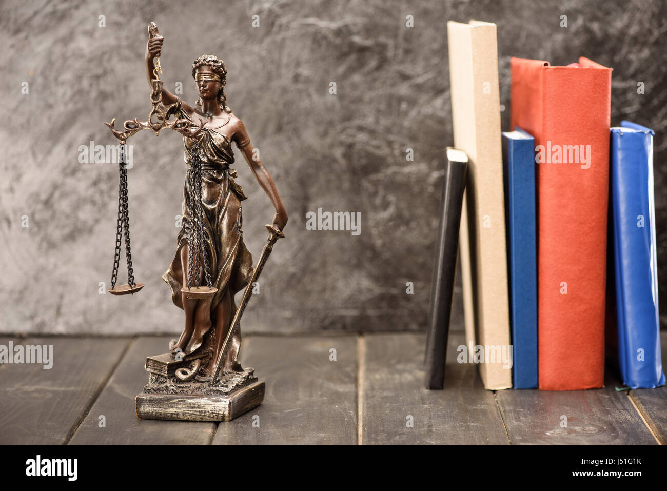 law concept. different objects of lawyer Stock Photo - Alamy