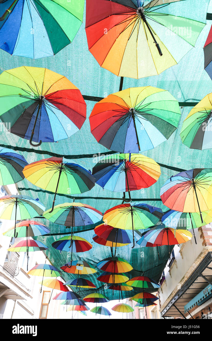 Umbrellas istanbul hi-res stock photography and images - Alamy