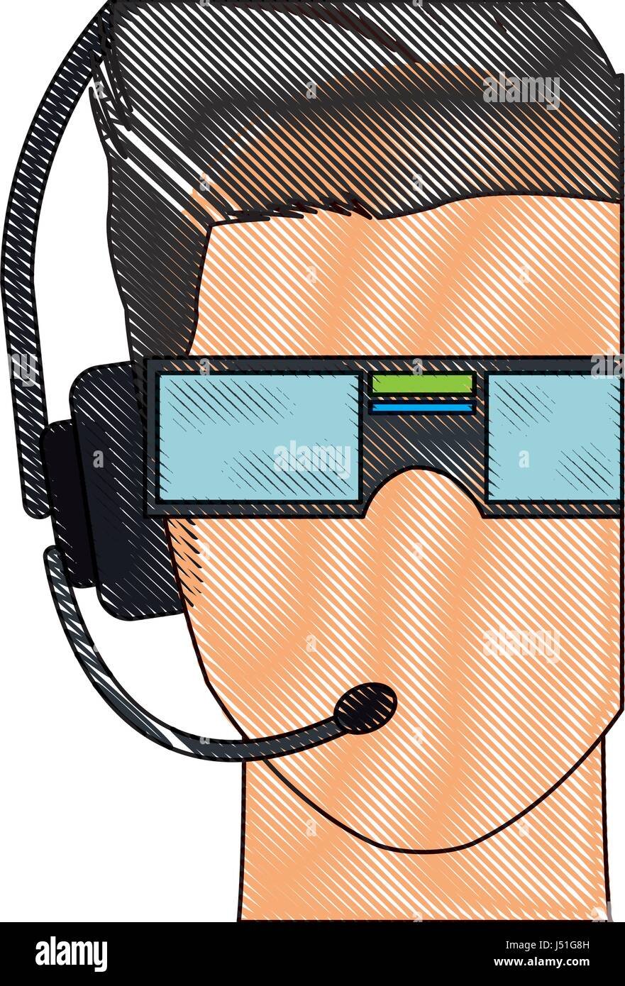 man in virtual reality headset. gaming cyber technologies. vr ...