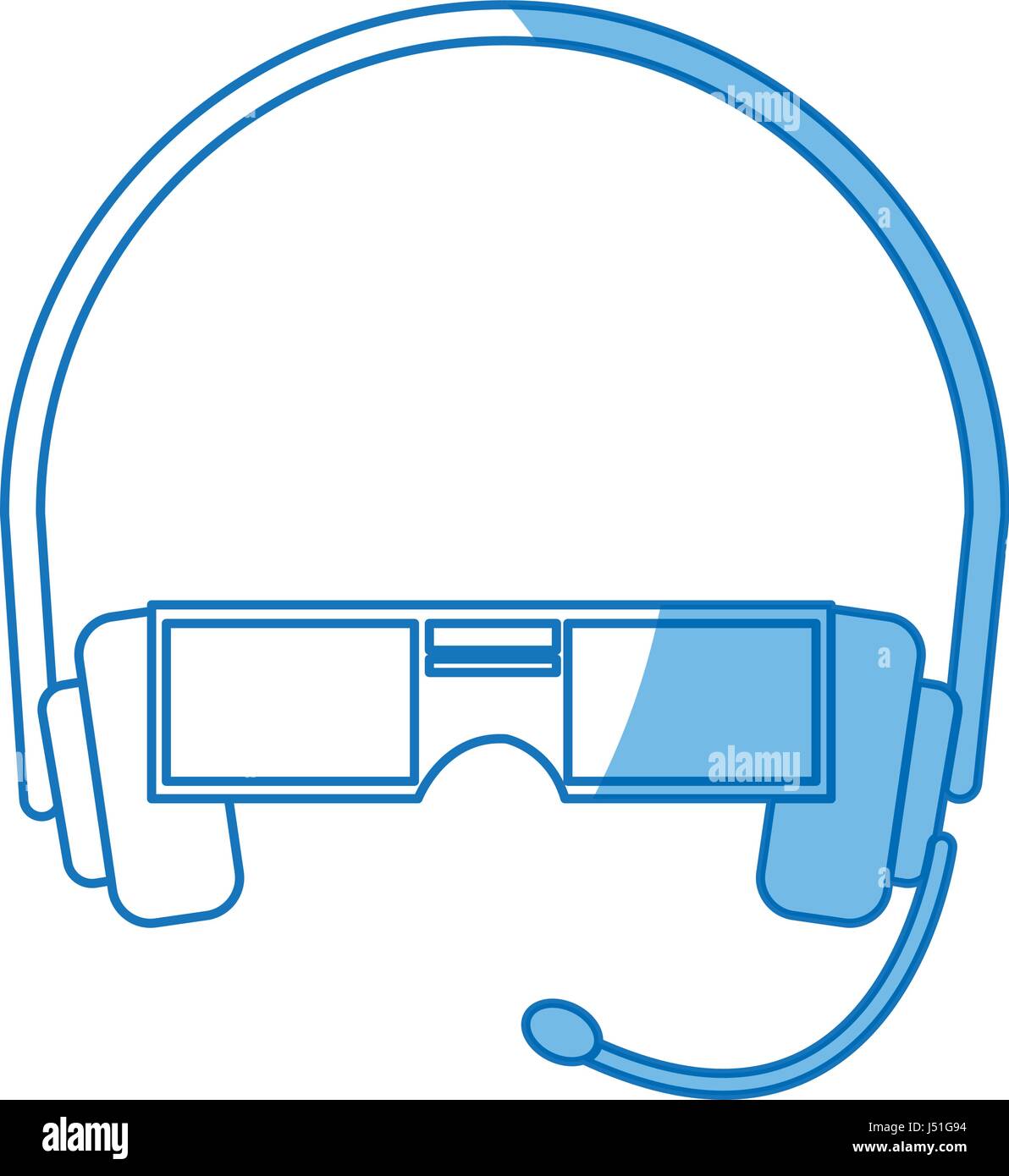 VR Virtual reality glasses simple vector flat icon Stock Vector Image ...