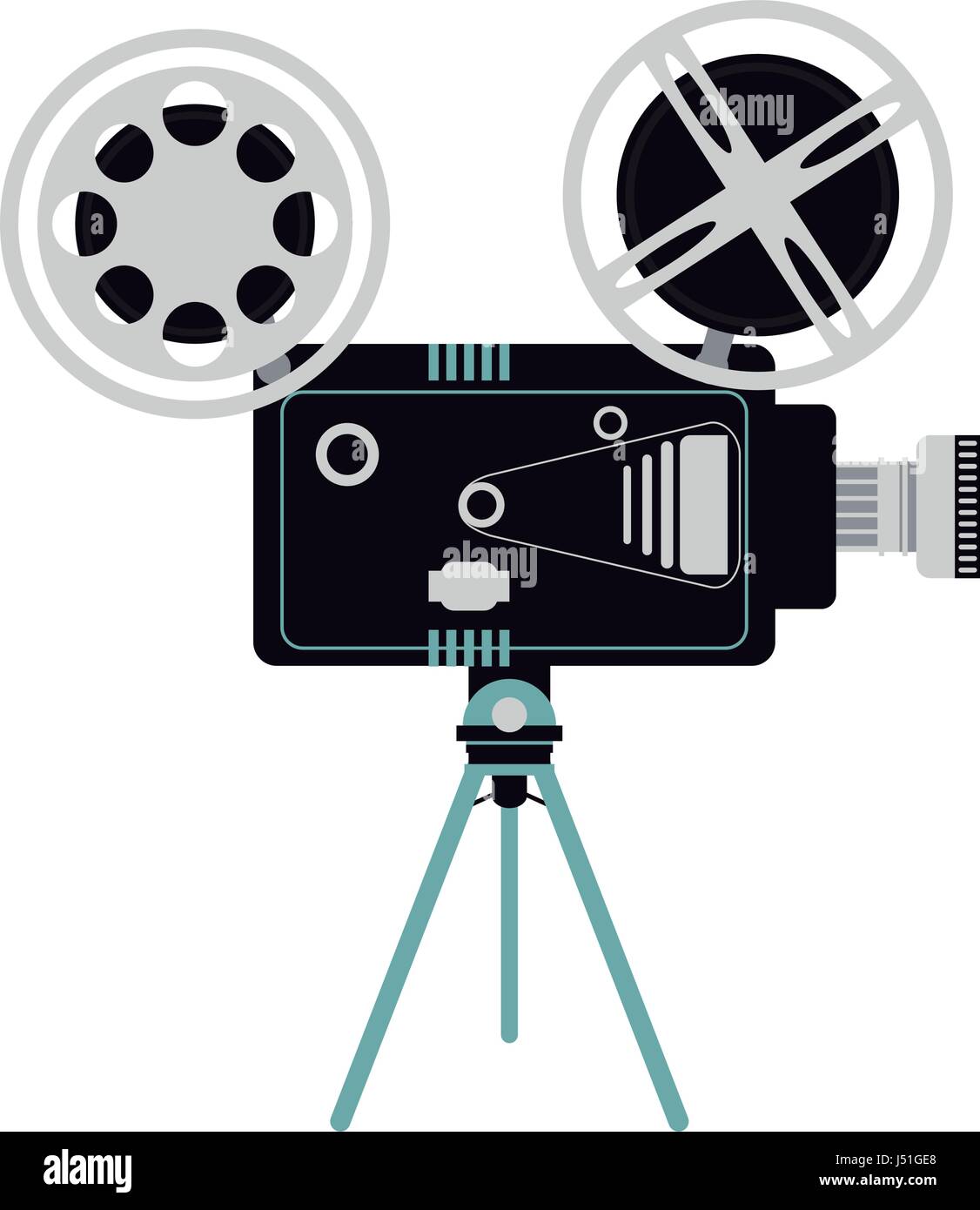 film projector icon image Stock Vector Image & Art - Alamy