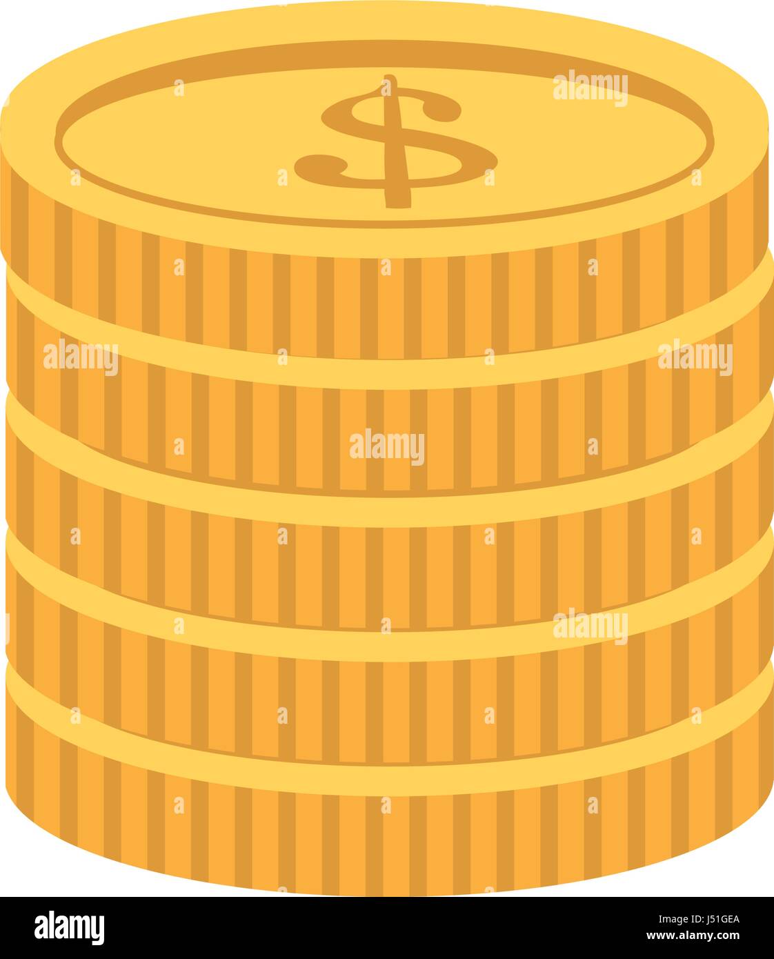 coin stack icon image Stock Vector Image & Art - Alamy