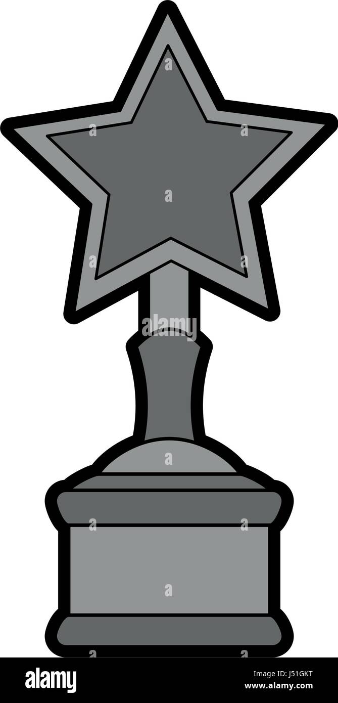 star shape trophy icon image Stock Vector Image & Art - Alamy