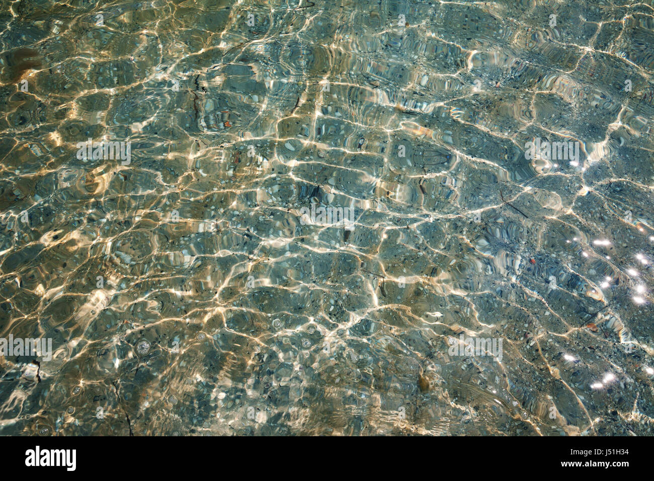 Water surface sea in sunny summer day. View from above. Nature water ...