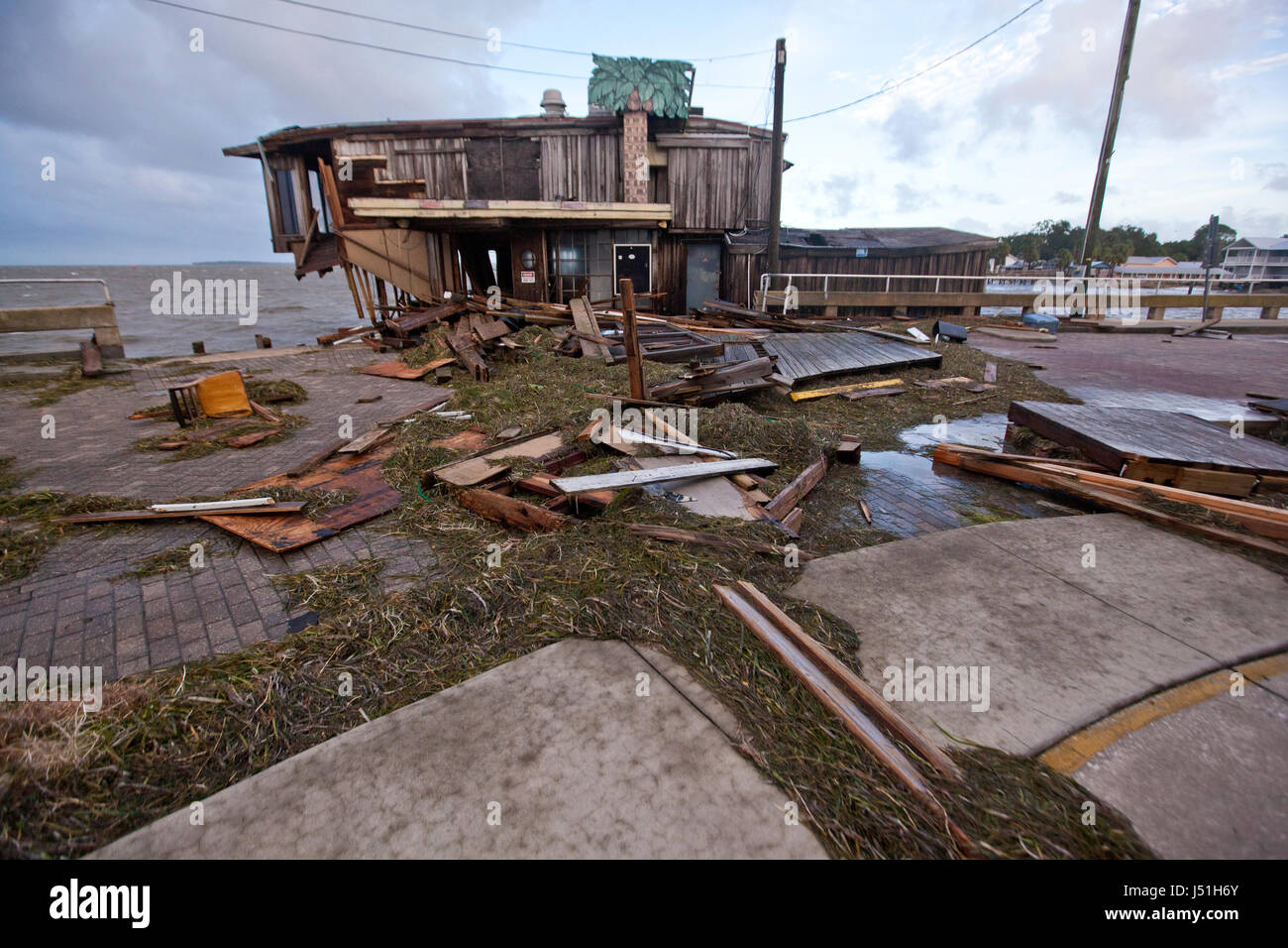 Hurricane flooding damage hi-res stock photography and images - Alamy