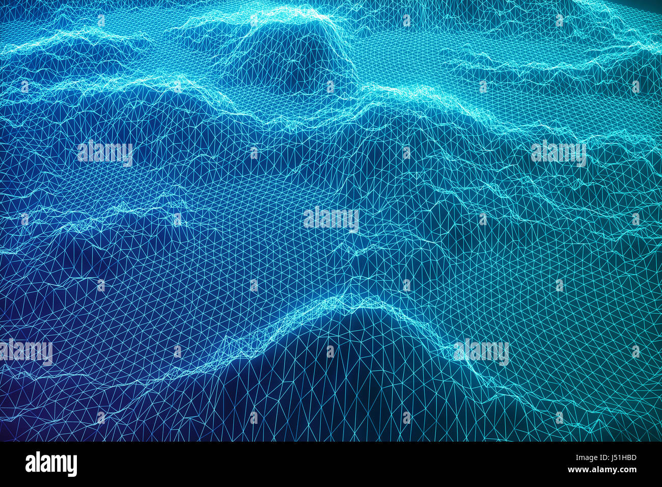 3D illustration internet connection, abstract sence of science and ...