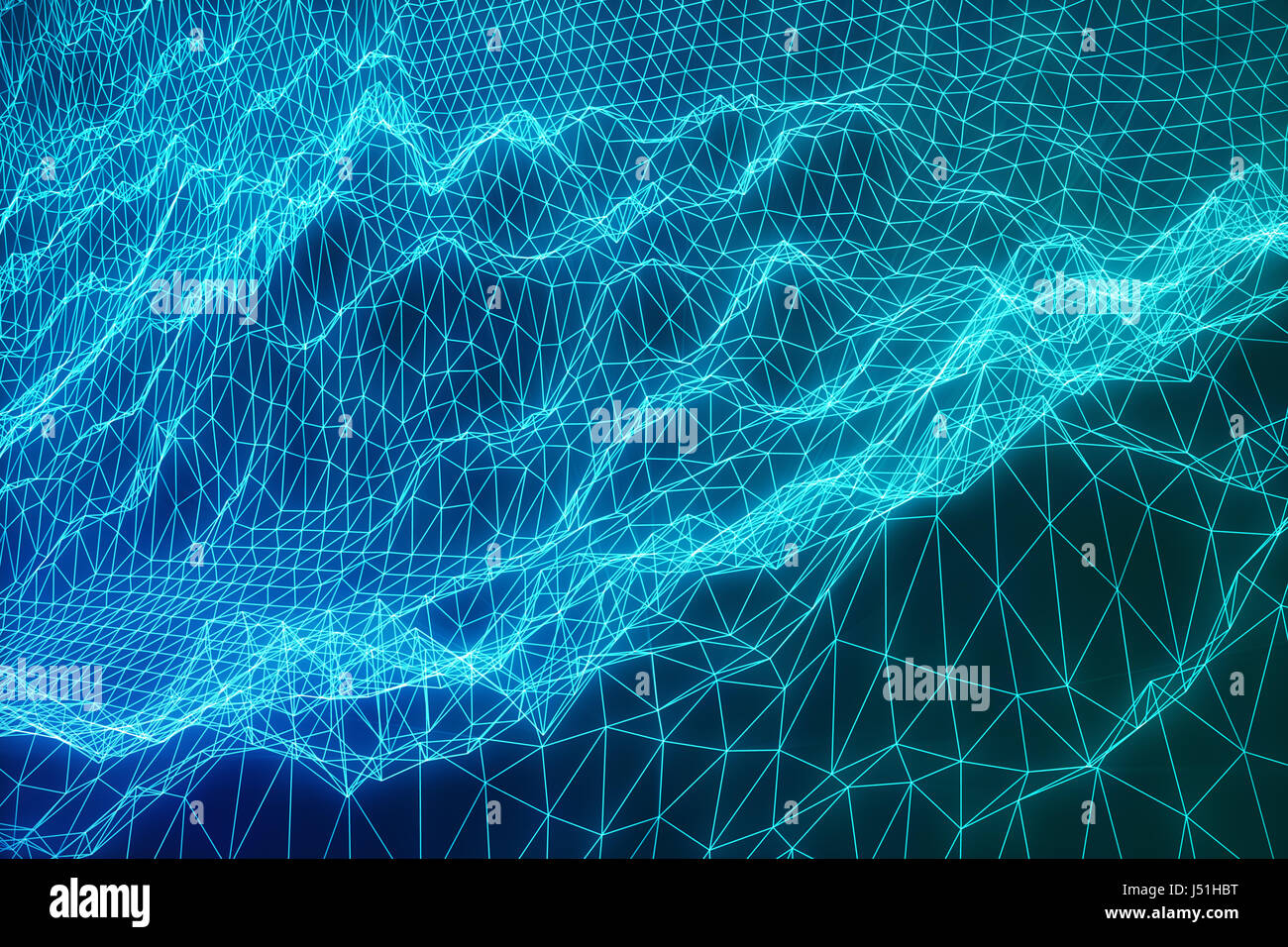 3D illustration concept internet connections in cloud computing ...