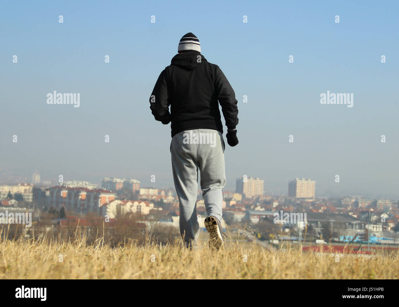 Man running outdoor Stock Photo - Alamy
