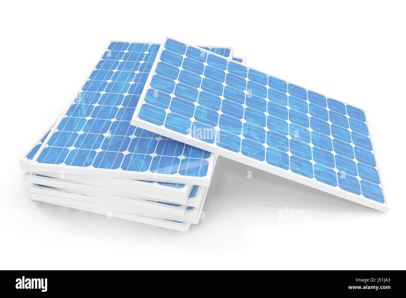 Solar farm panel cell Cut Out Stock Images & Pictures - Alamy