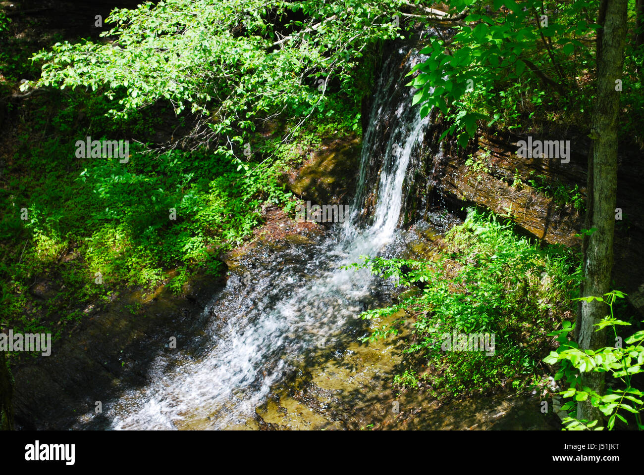 A Beautiful Waterfall Stock Photo - Alamy