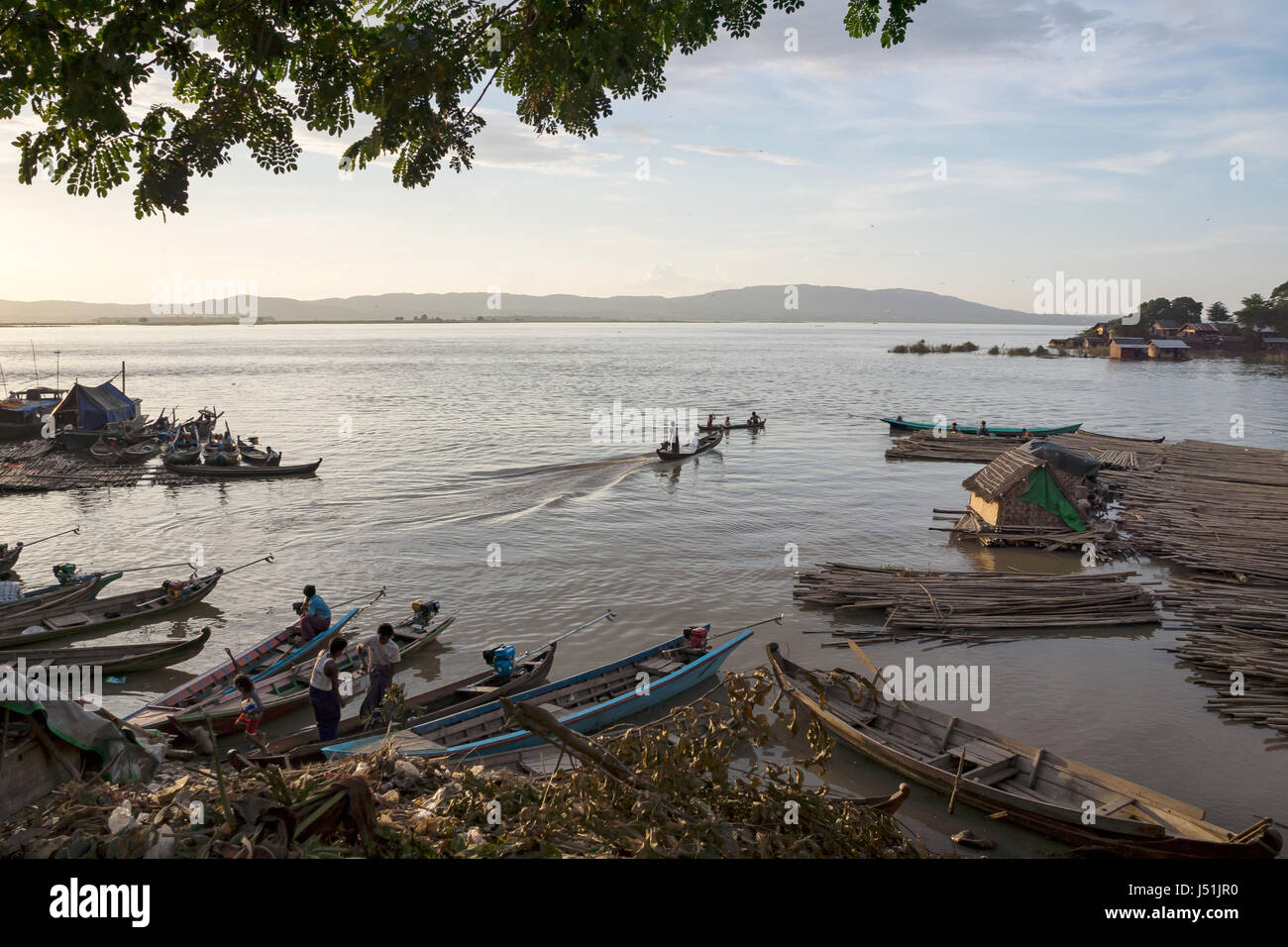Ayeyarwady River Mandalay Stock Photo - Alamy
