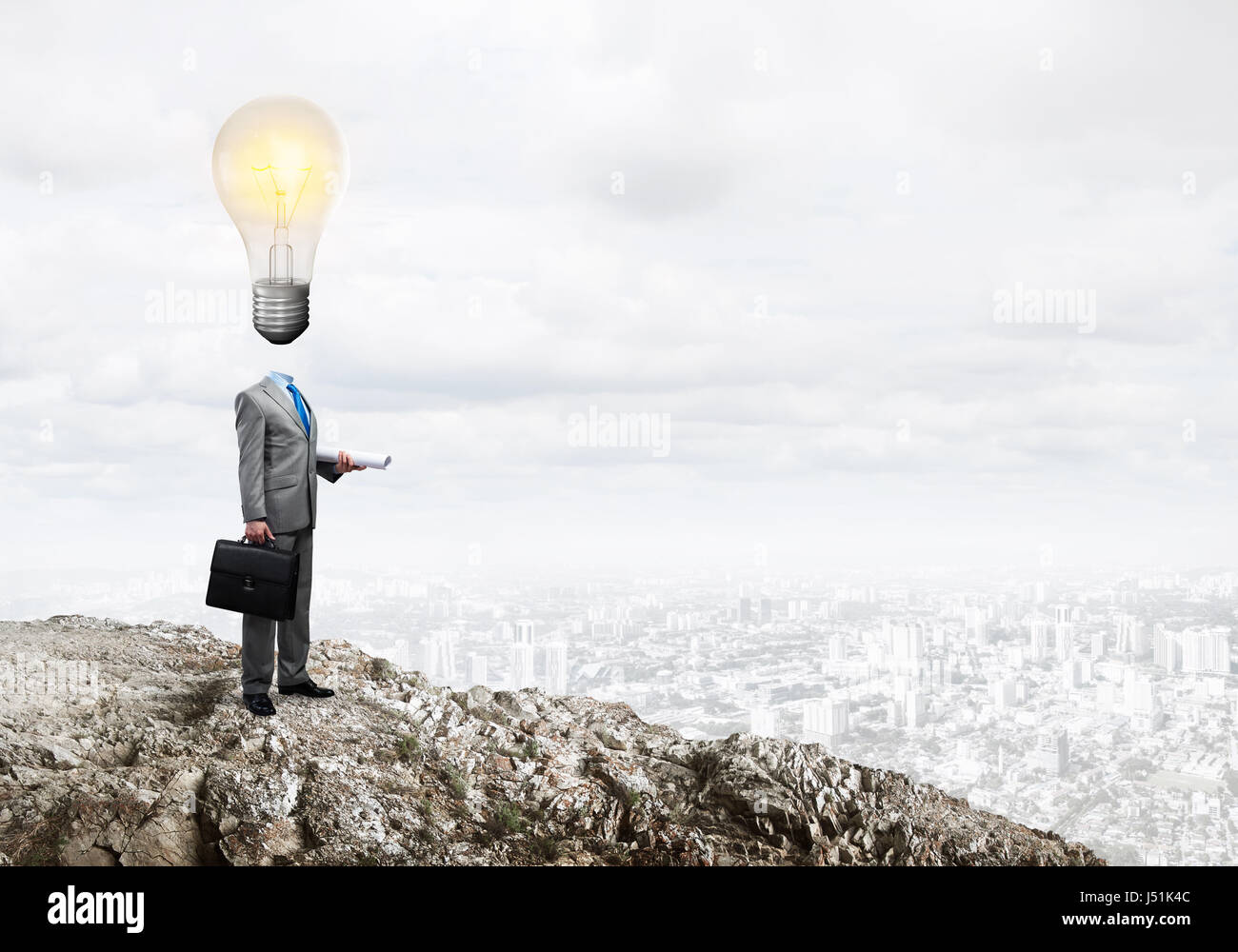 Man of creative ideas Stock Photo - Alamy