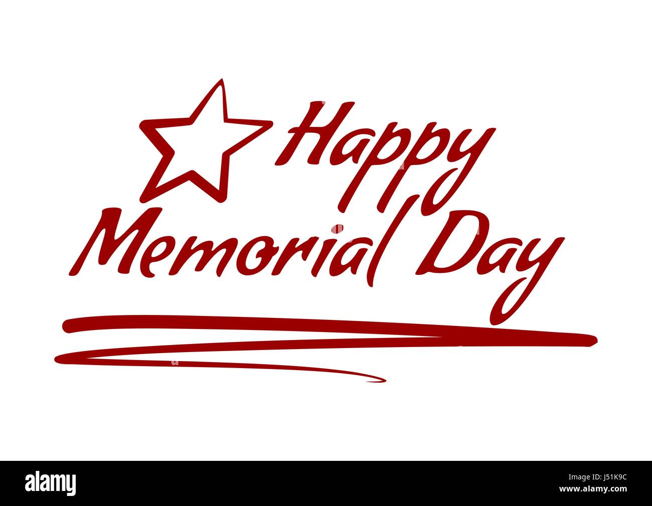 Happy memorial day hi-res stock photography and images - Alamy
