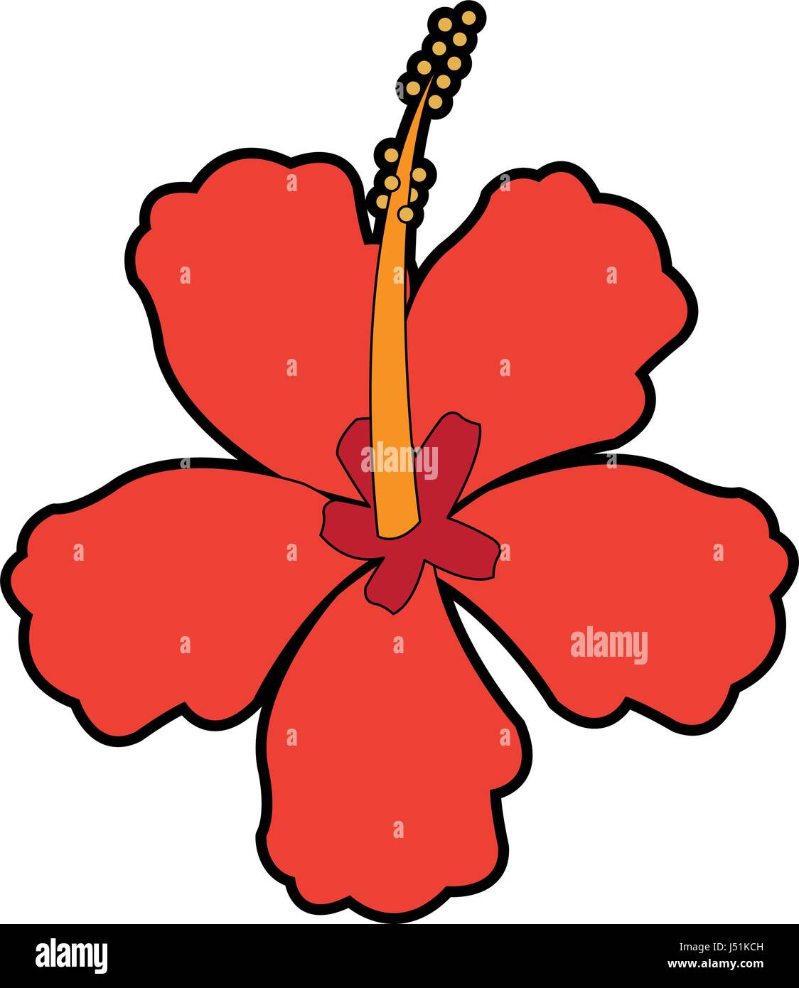 tropical flower icon image Stock Vector Image & Art - Alamy