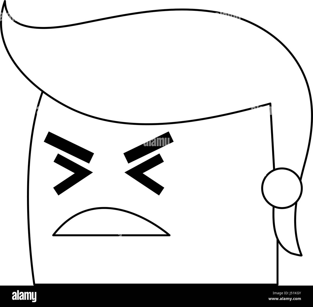 Tantrum cartoon hi-res stock photography and images - Alamy