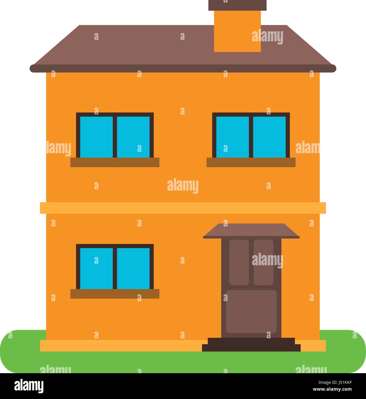 pretty family house icon image Stock Vector Image & Art - Alamy