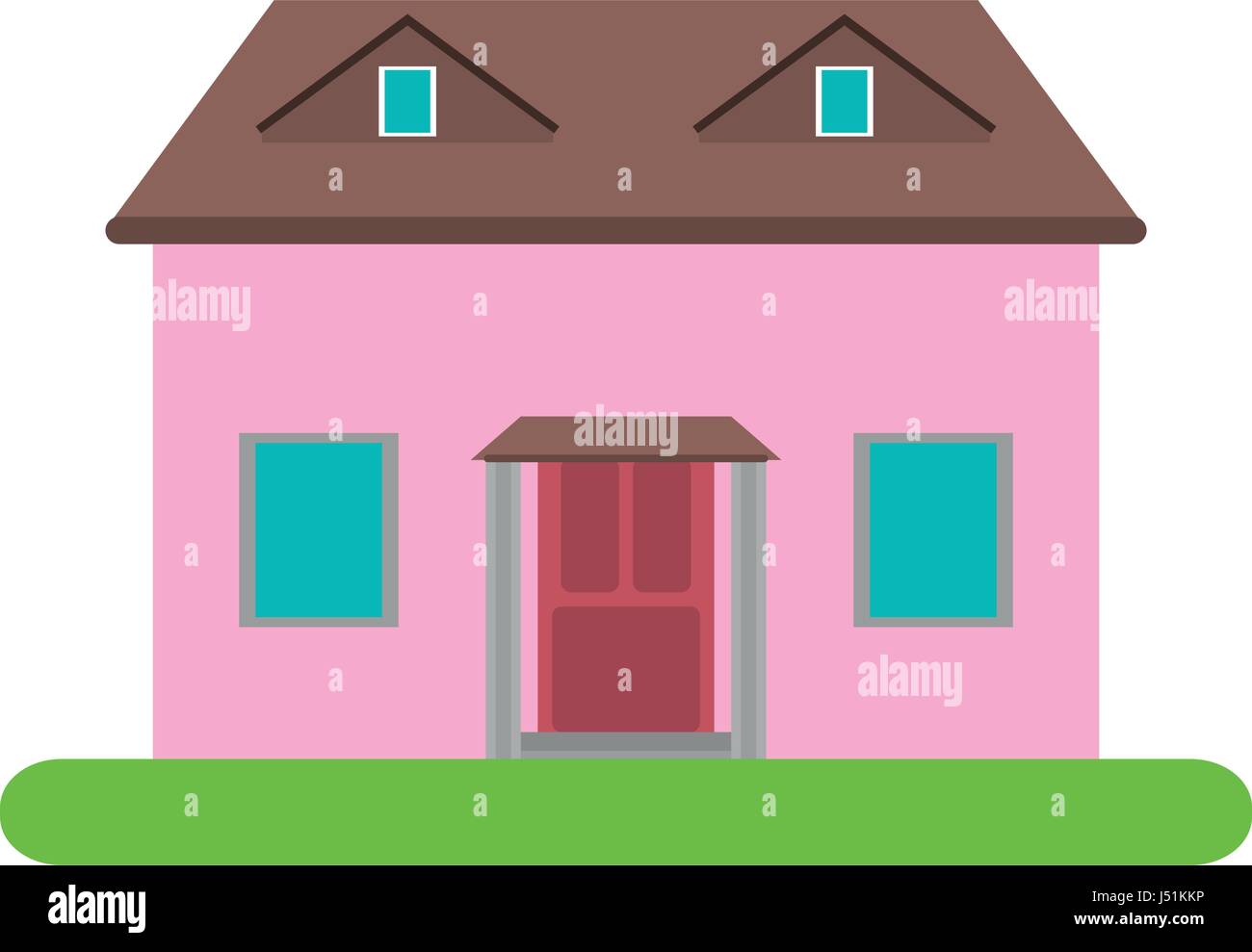 pretty family house icon image Stock Vector Image & Art - Alamy