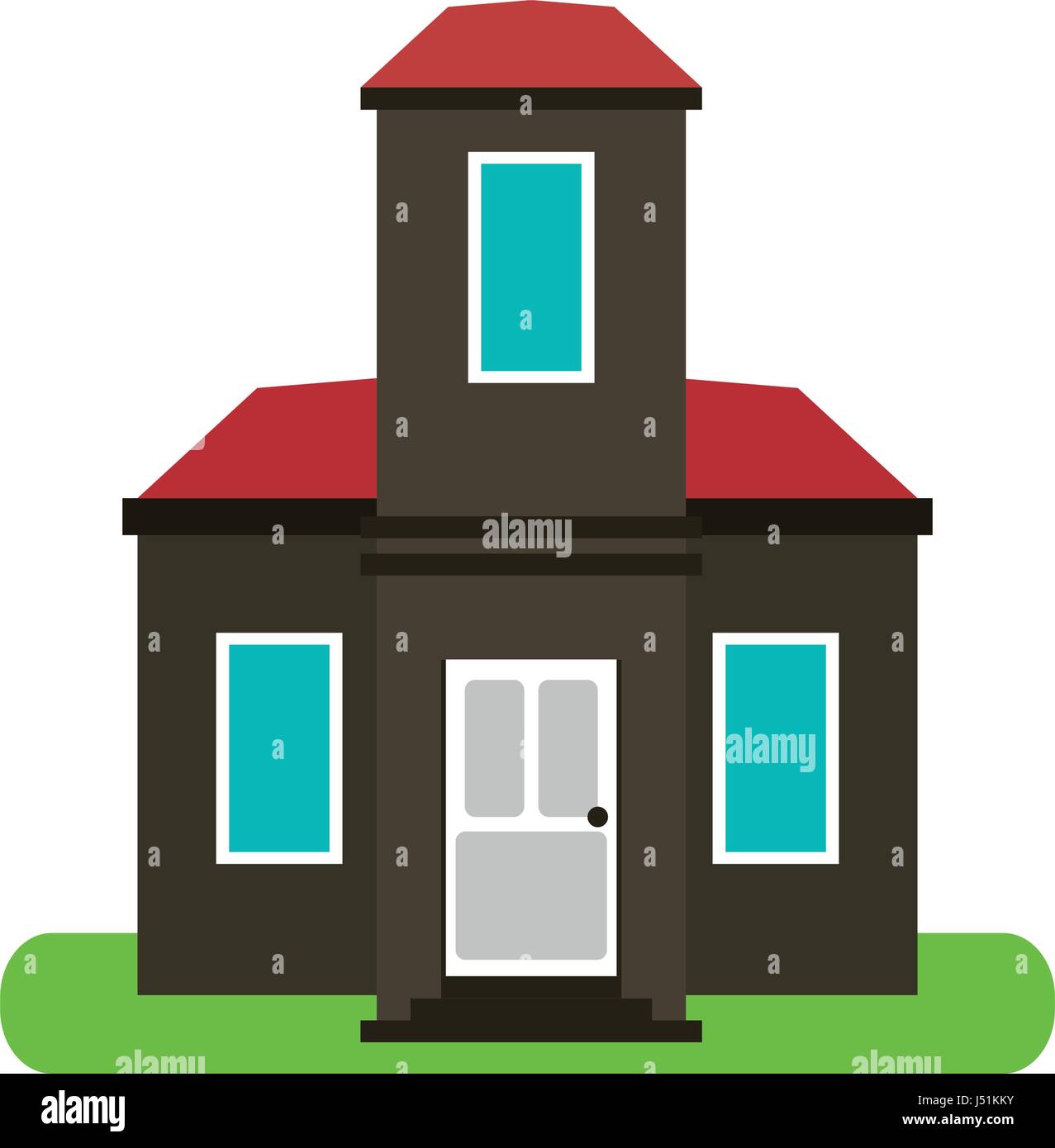 pretty family house icon image Stock Vector Image & Art - Alamy
