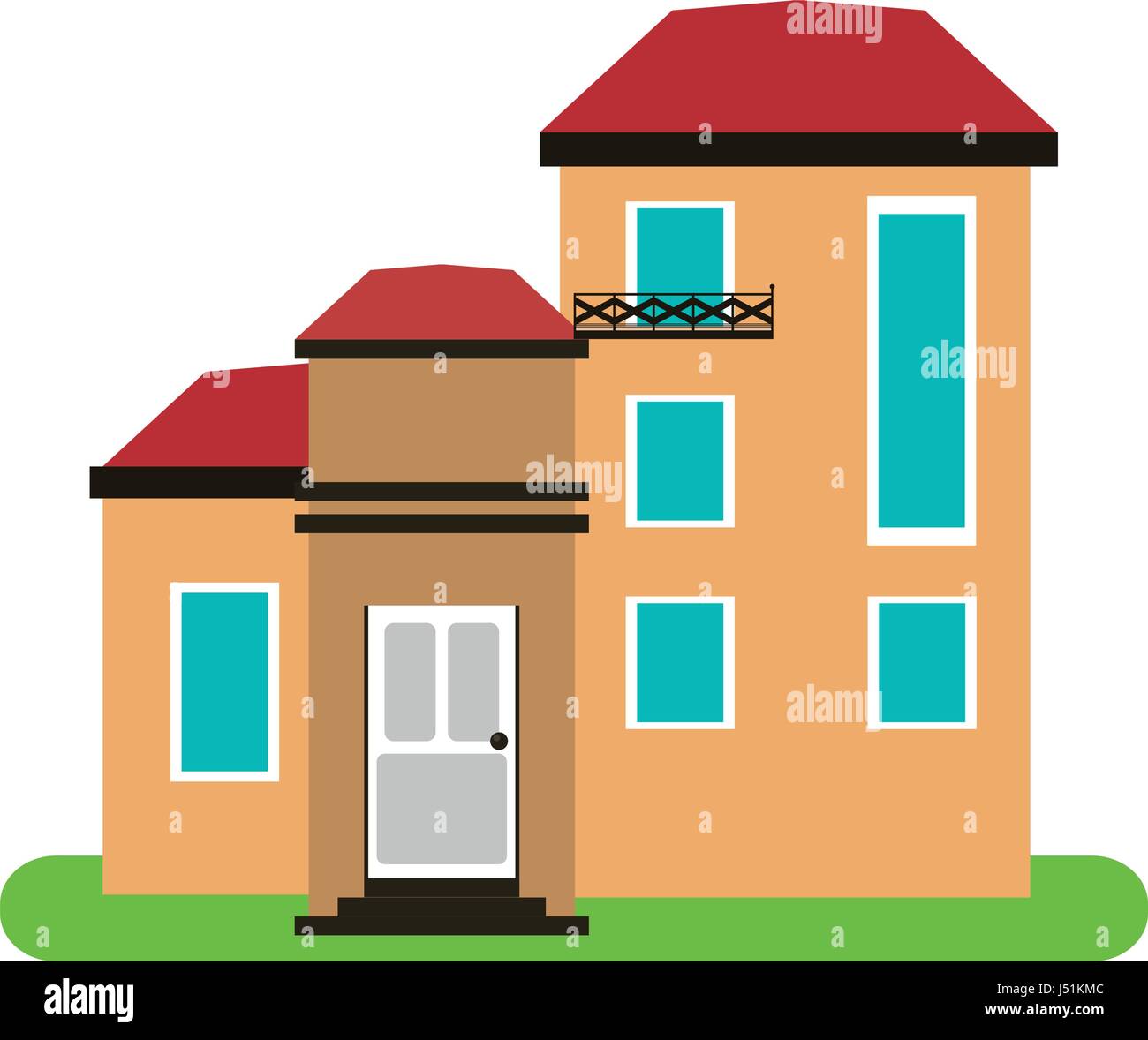 pretty family house icon image Stock Vector Image & Art - Alamy