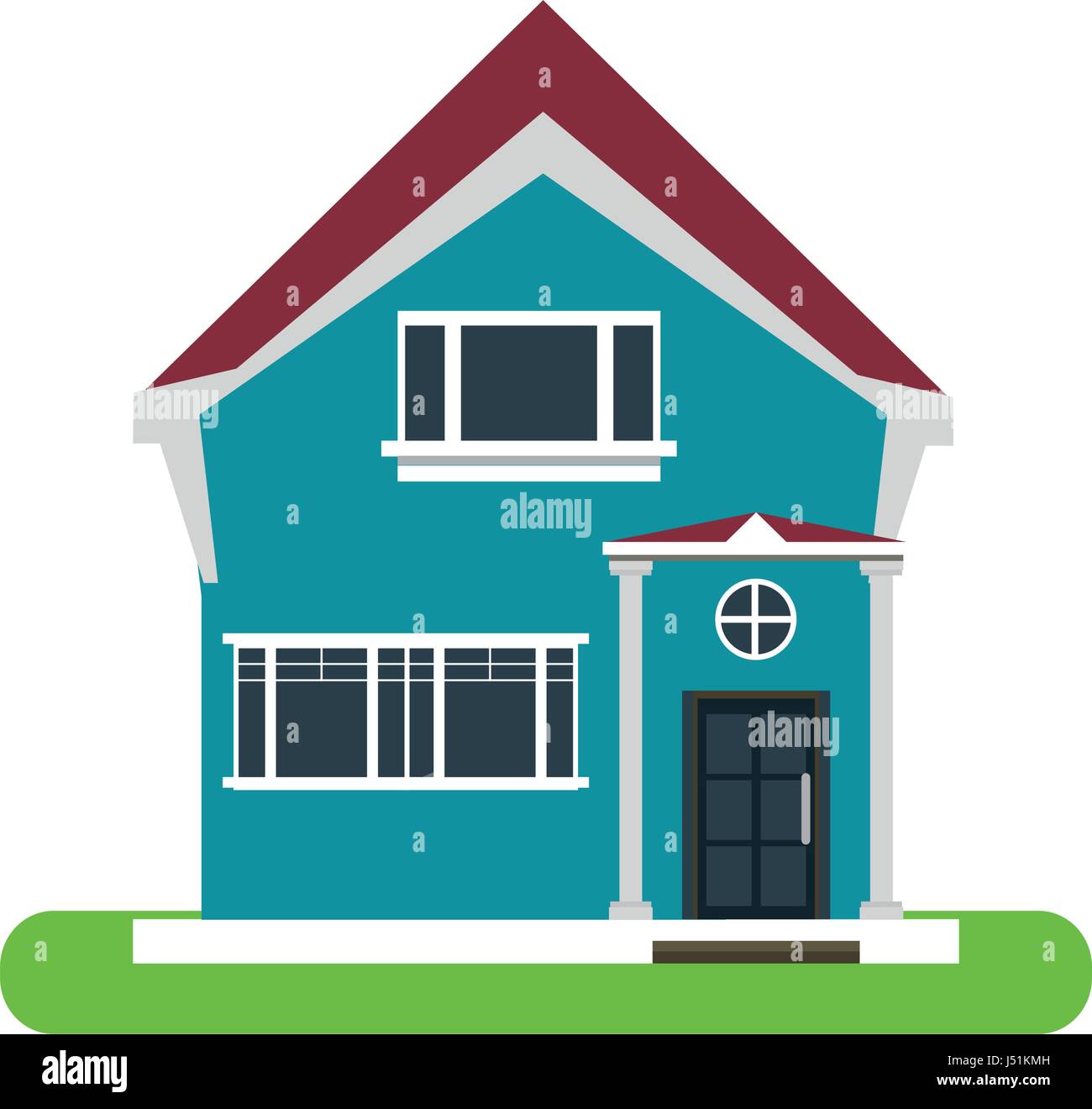 pretty family house icon image Stock Vector Image & Art - Alamy