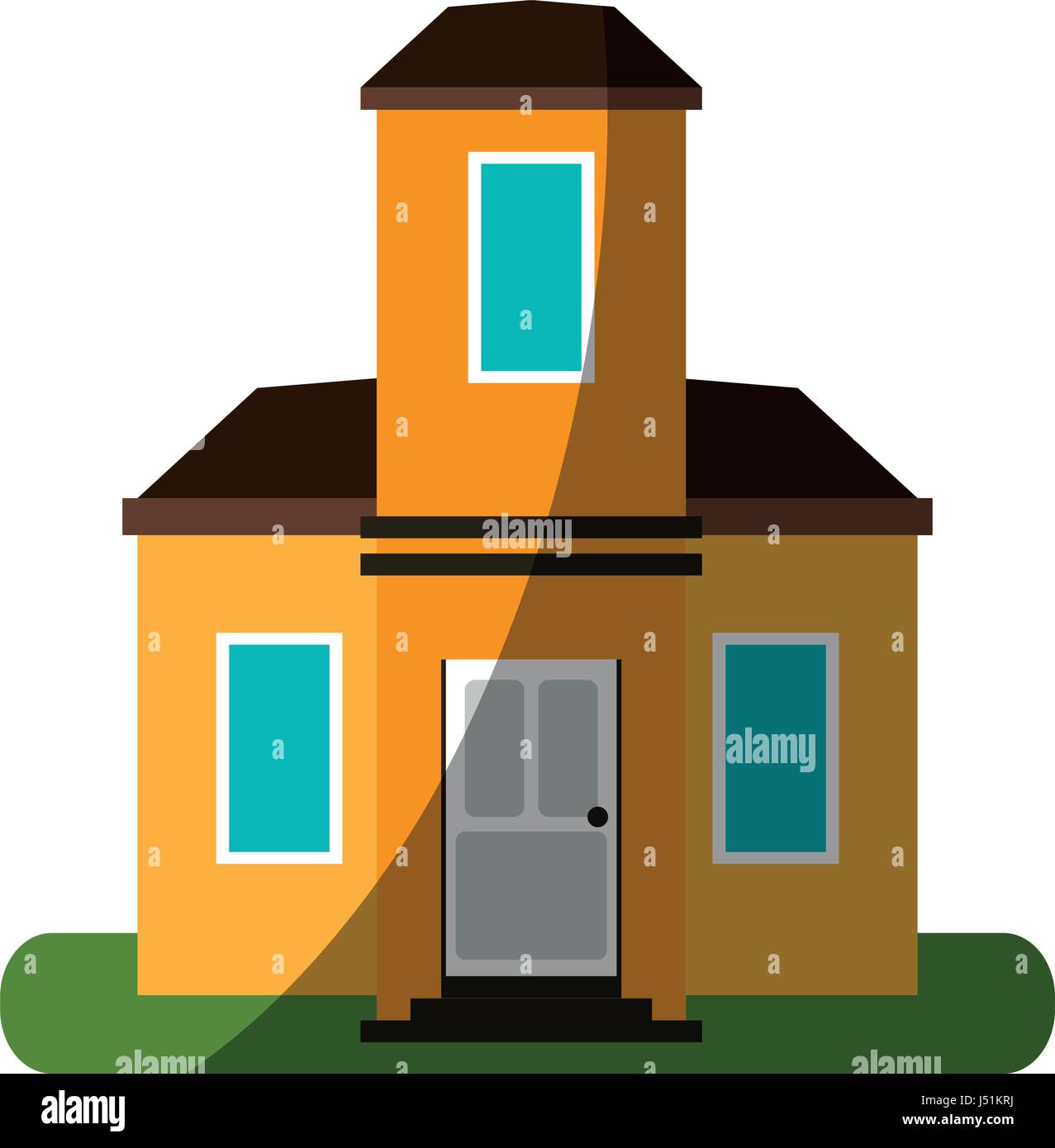 pretty family house icon image Stock Vector Image & Art - Alamy