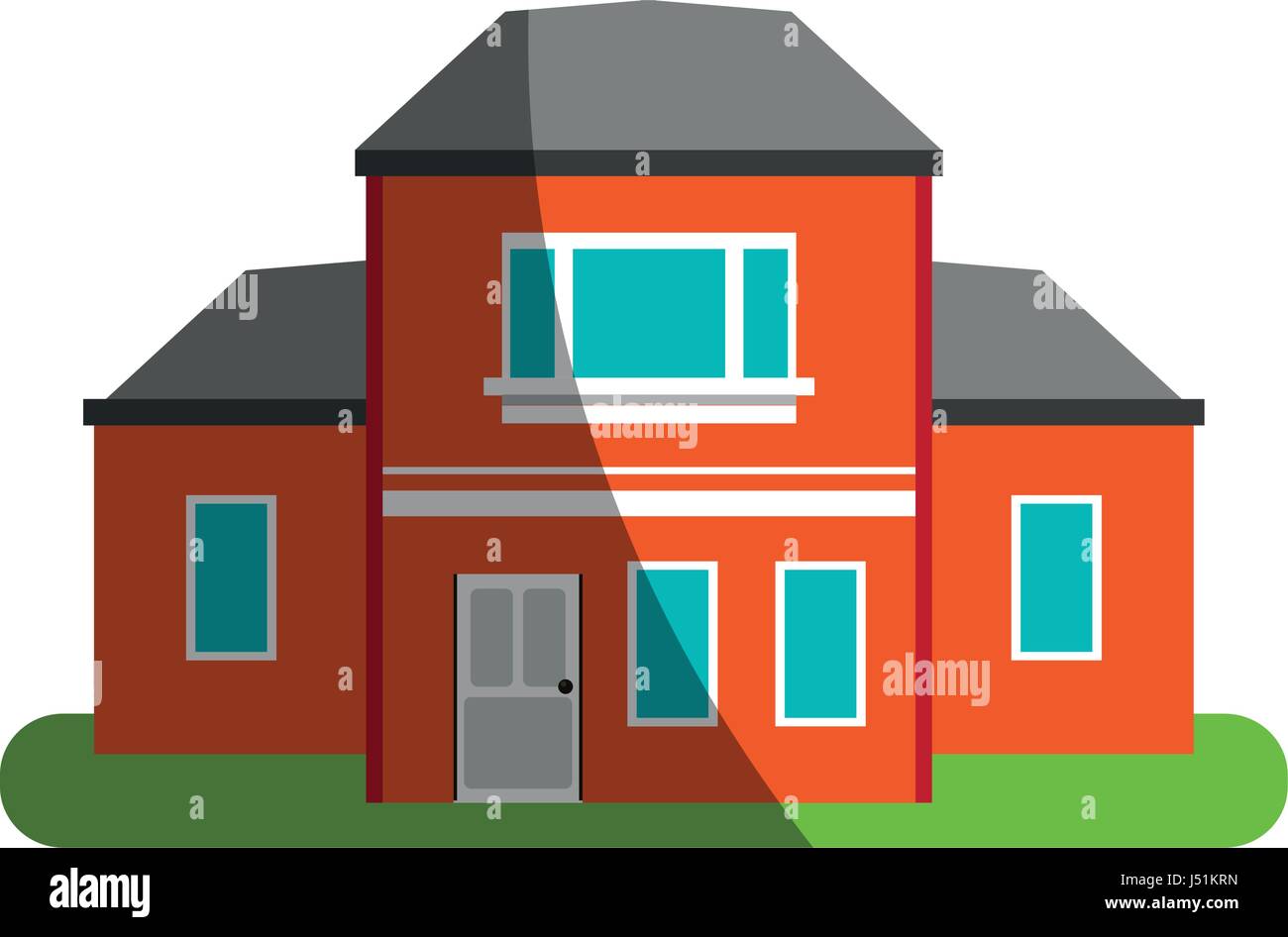 pretty family house icon image Stock Vector Image & Art - Alamy