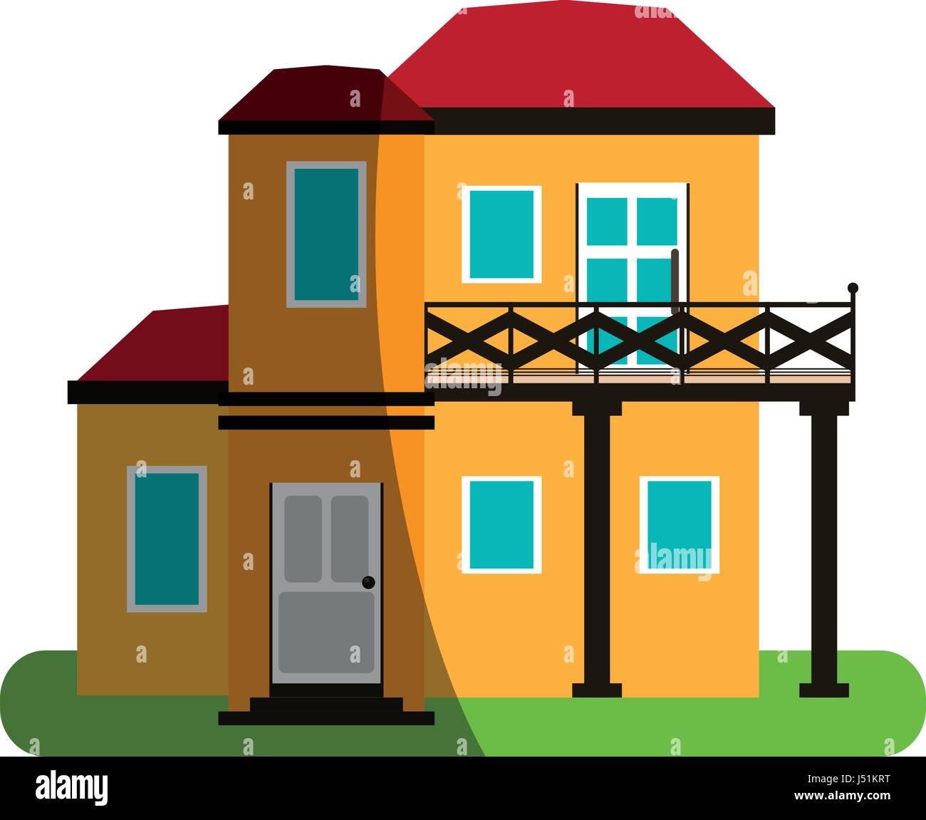 pretty family house icon image Stock Vector Image & Art - Alamy