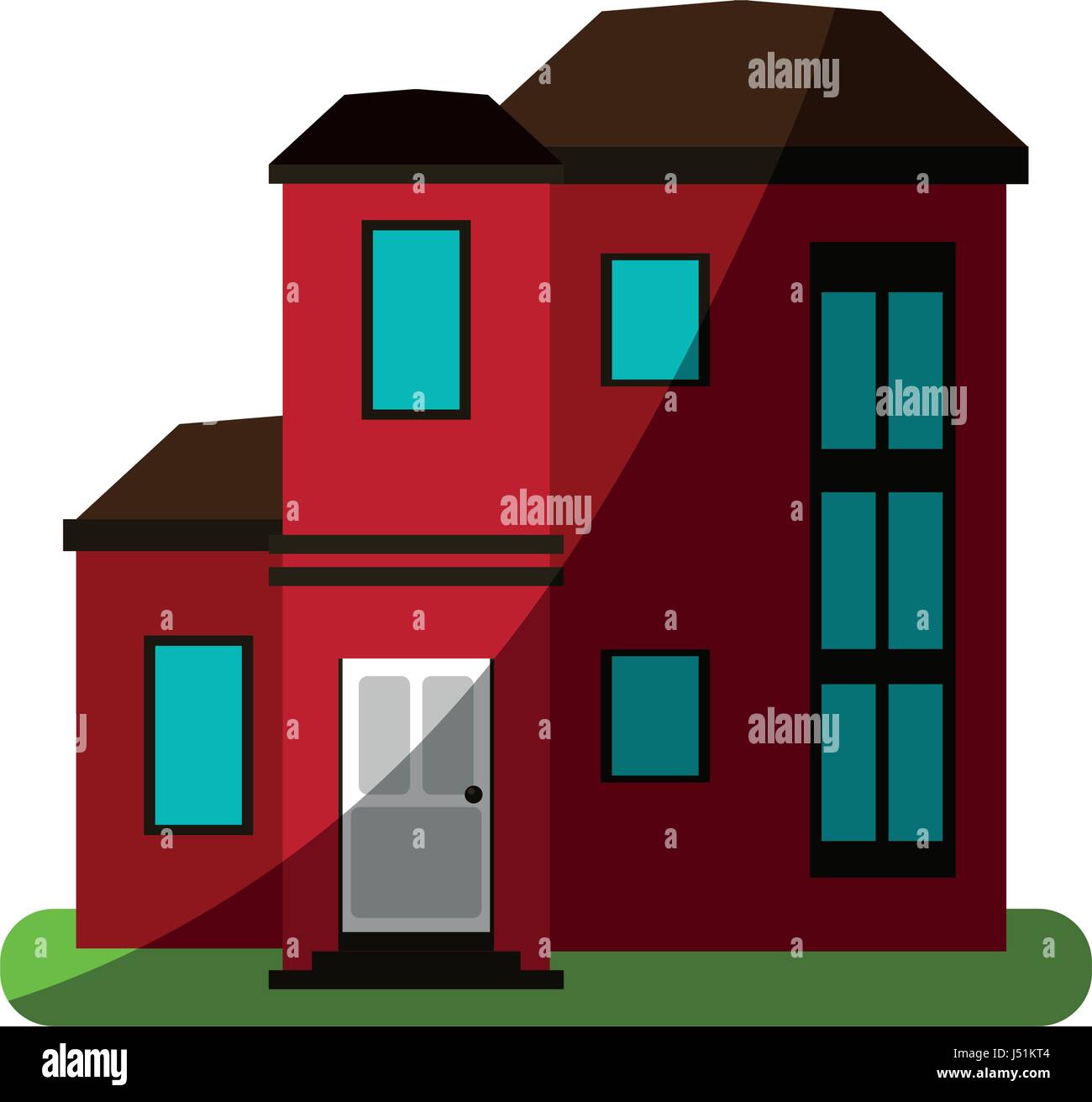 pretty family house icon image Stock Vector Image & Art - Alamy