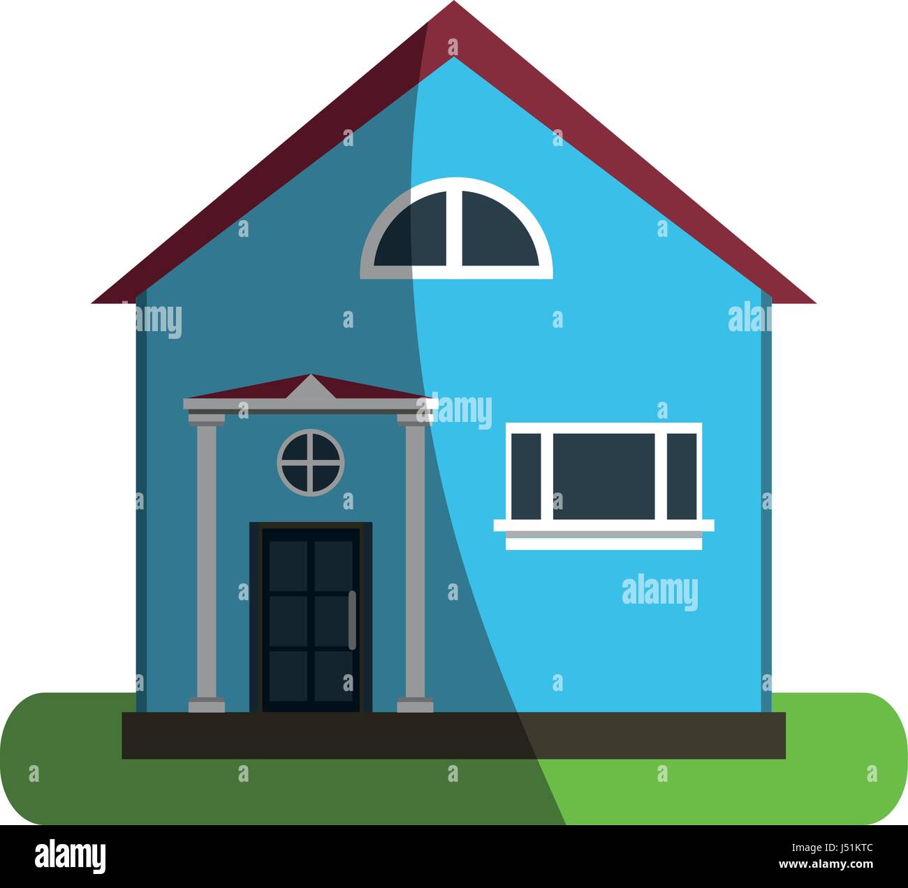 pretty family house icon image Stock Vector Image & Art - Alamy