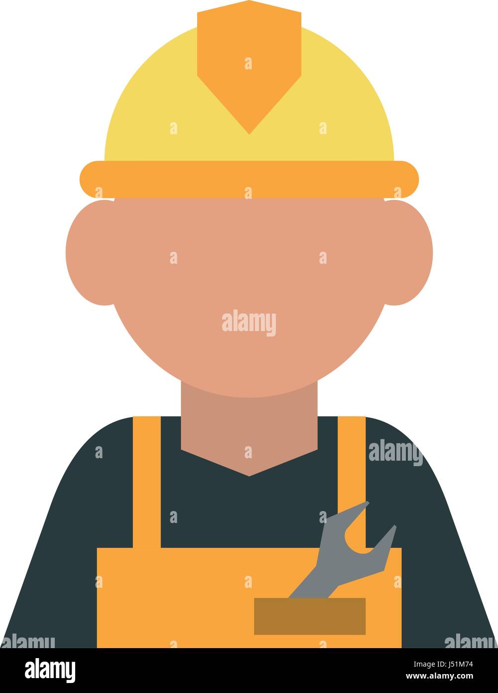 construction worker builder contractor icon image Stock Vector Image ...