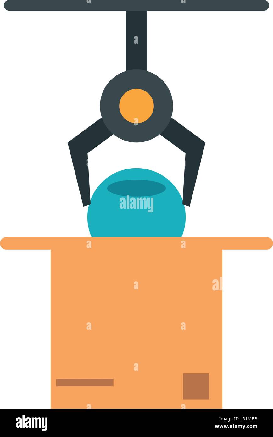 assembly line industrial machine icon image Stock Vector Image & Art ...