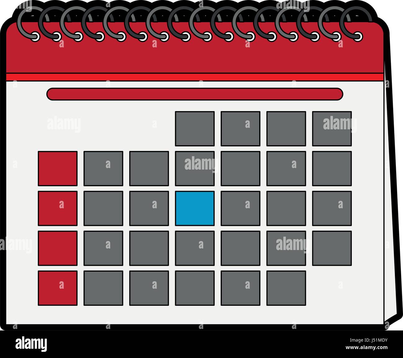 blank calendar icon image Stock Vector Image & Art - Alamy