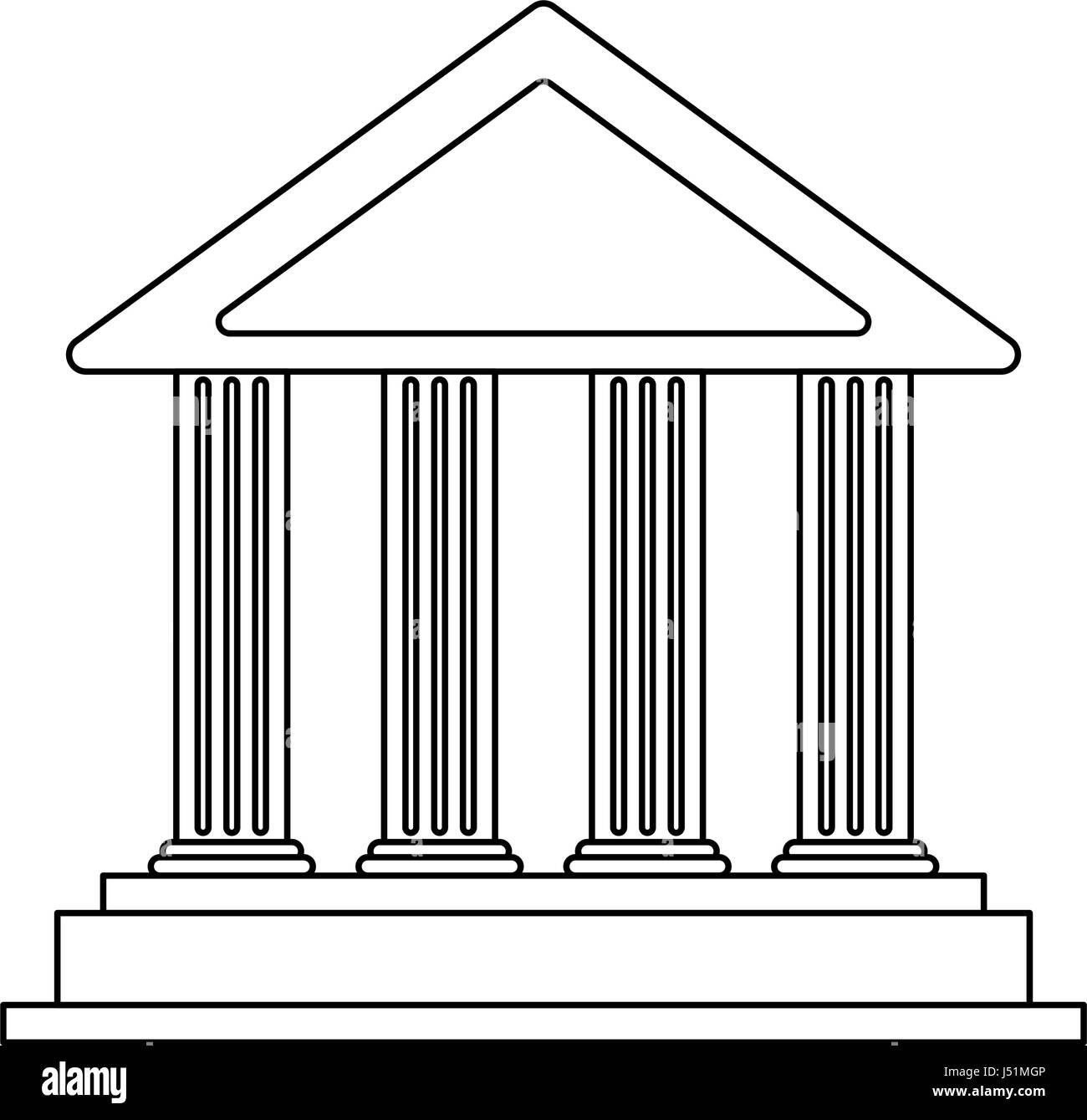 ancient greek building icon image Stock Vector Image & Art - Alamy
