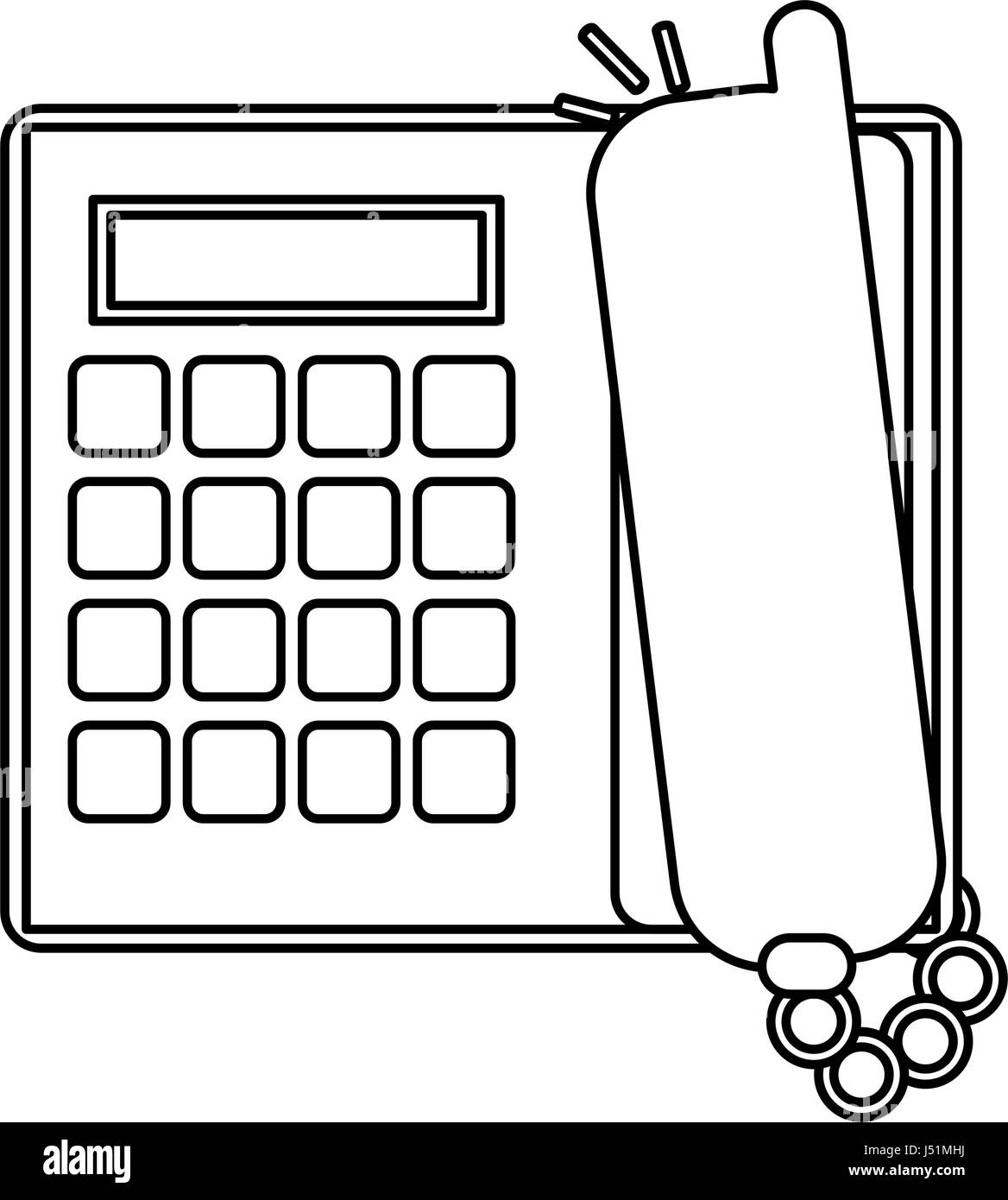 landline phone icon image Stock Vector Image & Art - Alamy