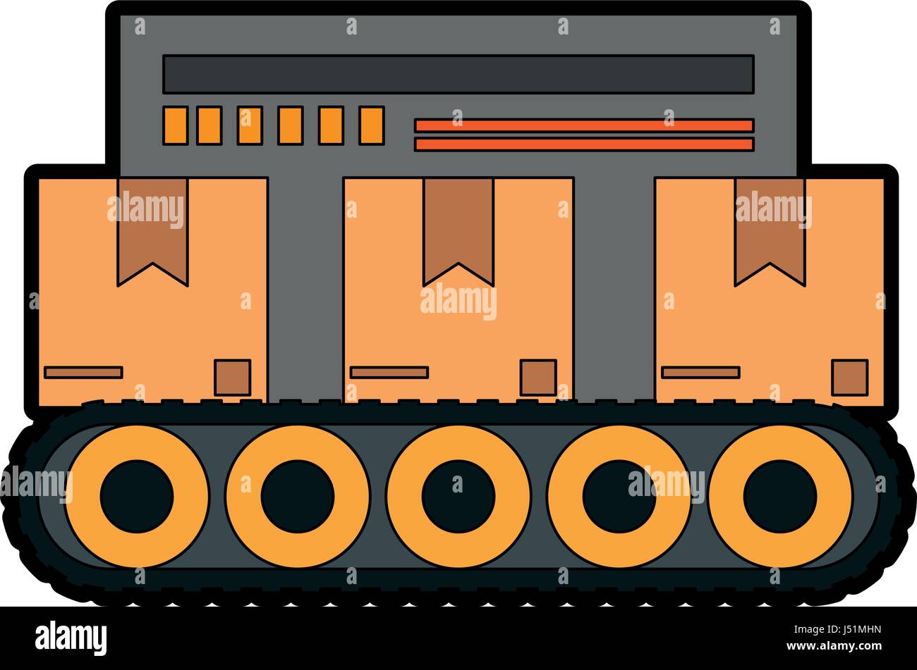 assembly line industrial machine icon image Stock Vector Image & Art ...