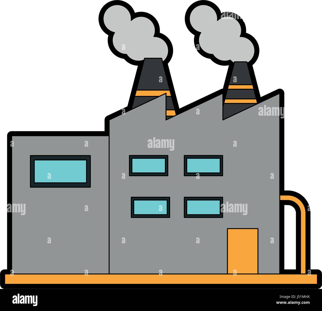 factory building icon image Stock Vector Image & Art - Alamy