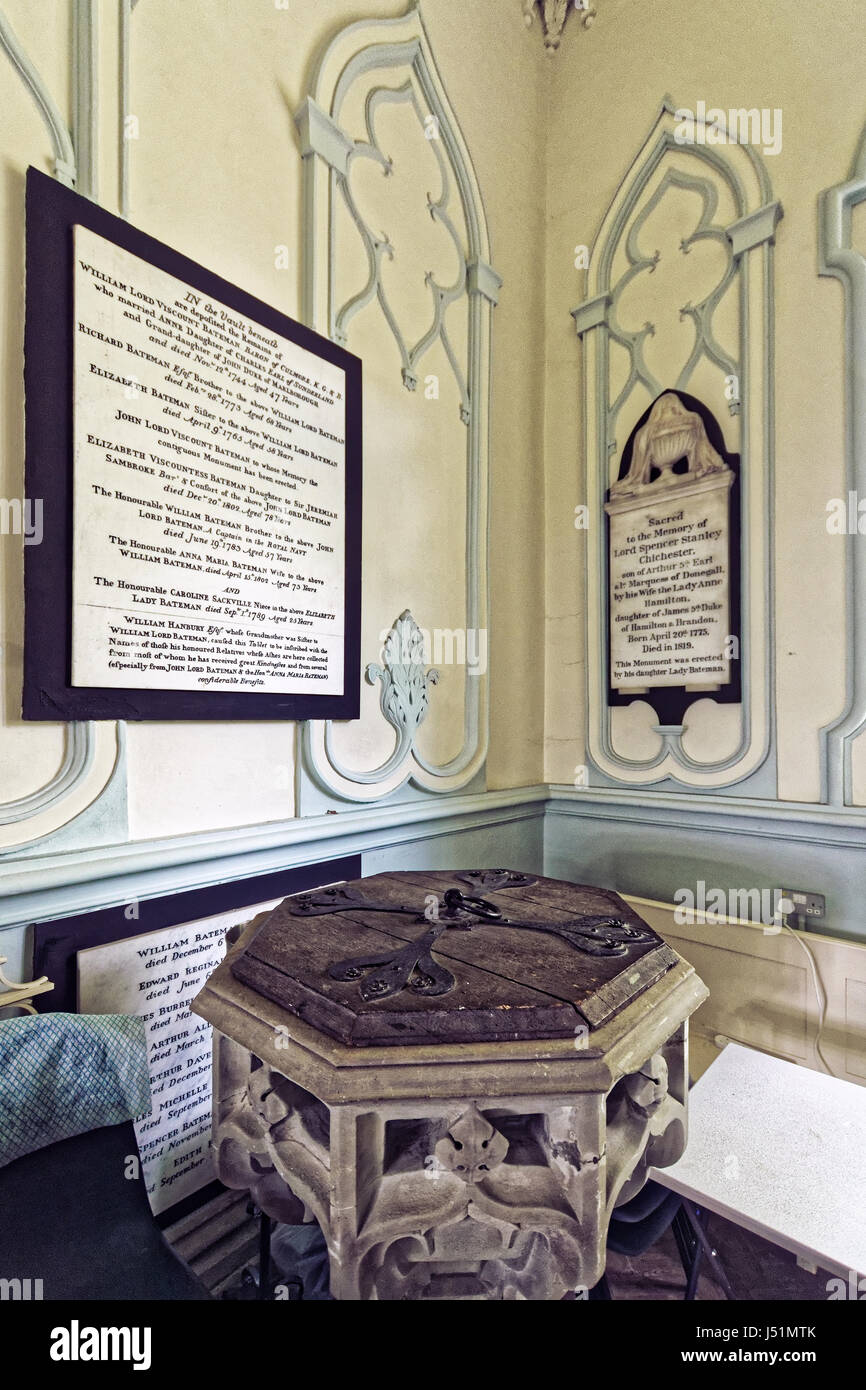 Shobdon Church in Herefordshire, is a dascinating church with bright ...