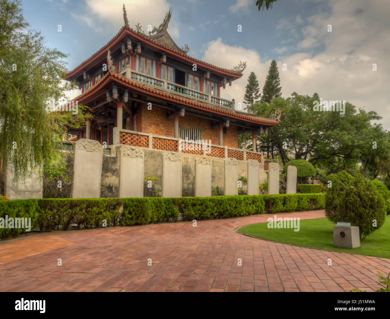 Tainan, Taiwan - October 11, 2016: Chihkan Tower building in Tainan ...