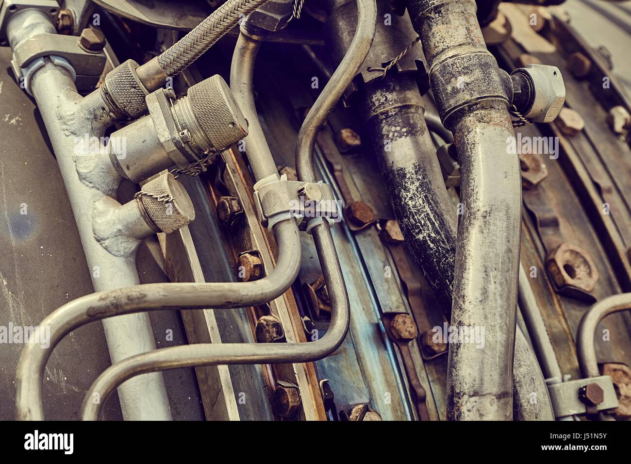 Old Jet Engine Stock Photo - Alamy