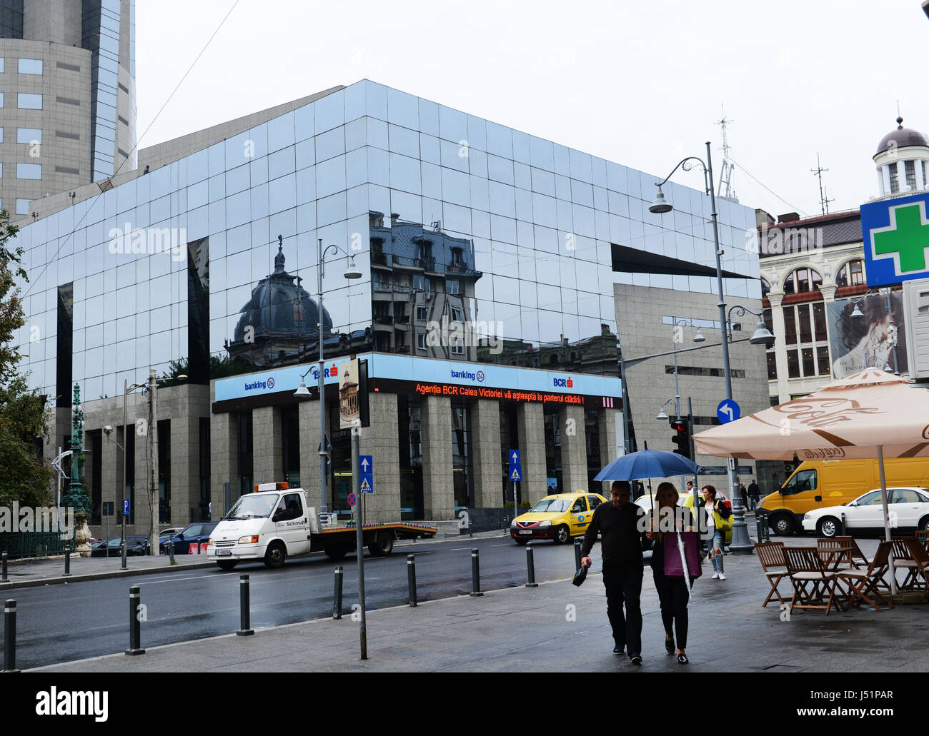 Modern buildings in the center of Bucharest Stock Photo - Alamy