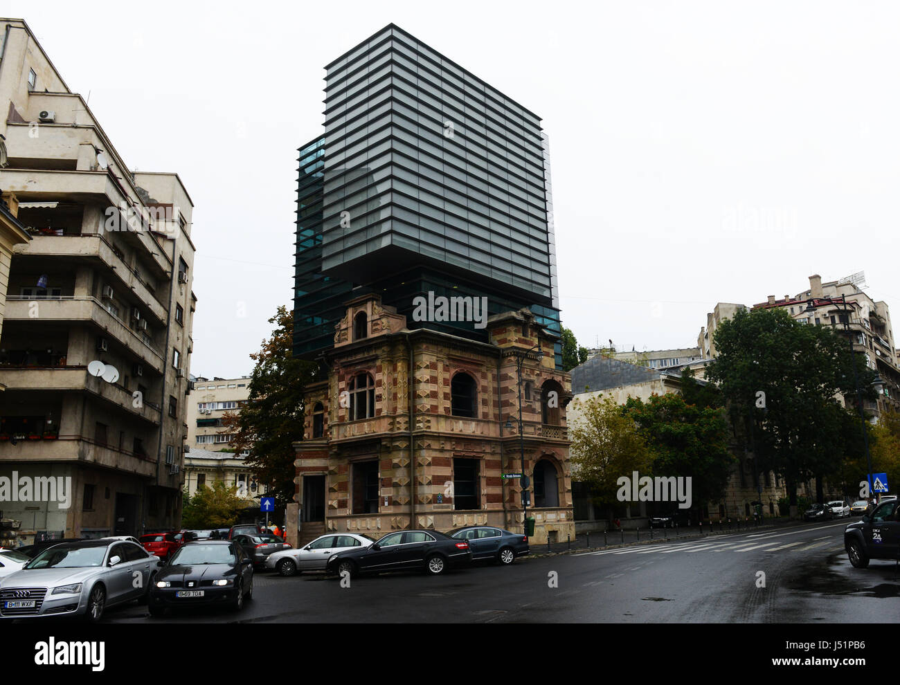 the ACMS Building, headquarters of the Union of Architects in Bucharest ...
