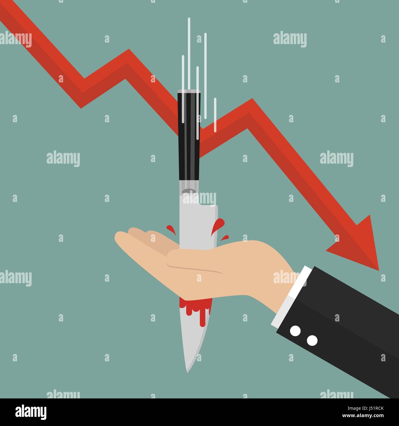 Stab victim Stock Vector Images - Alamy