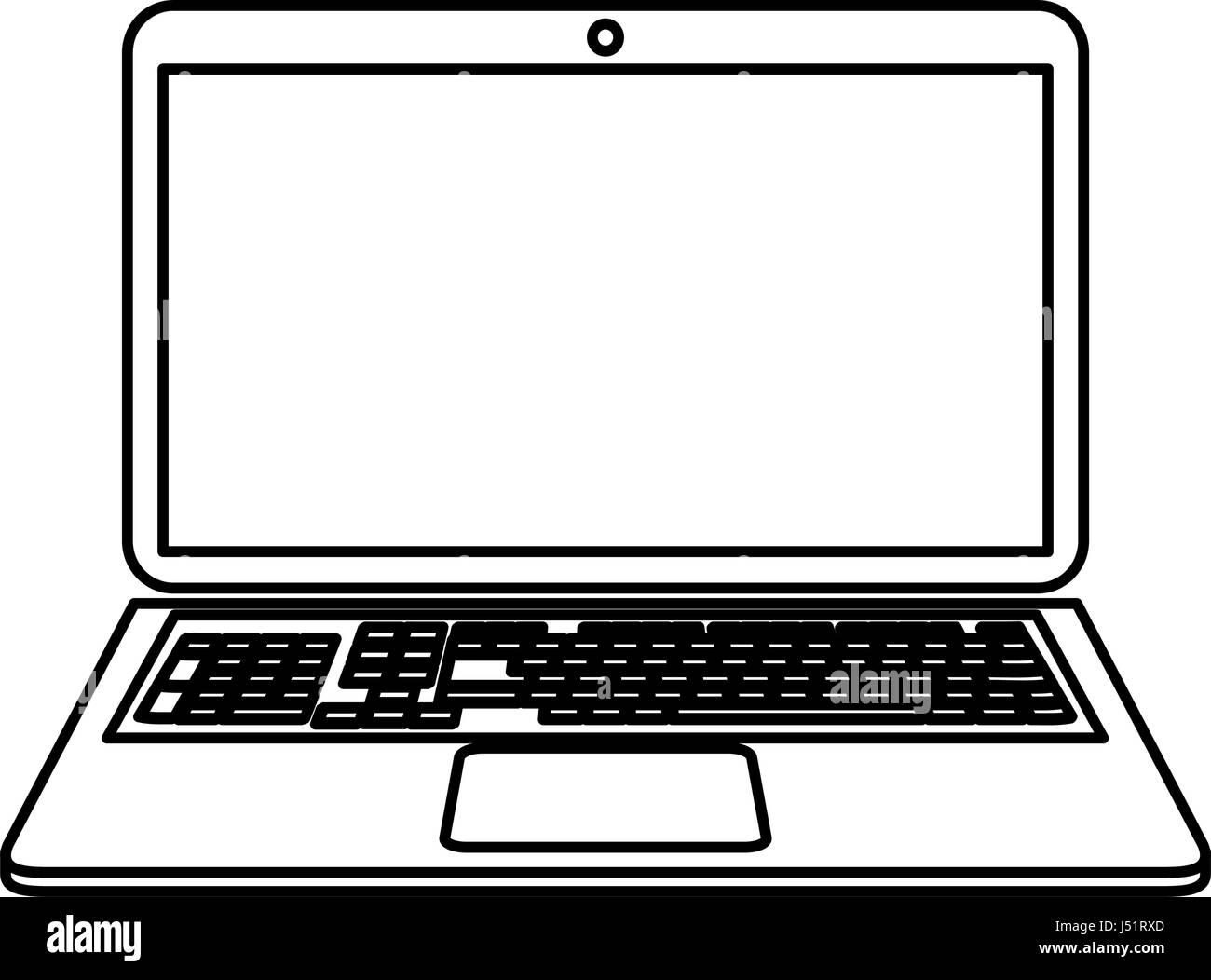 laptop frontview icon image Stock Vector Image & Art - Alamy