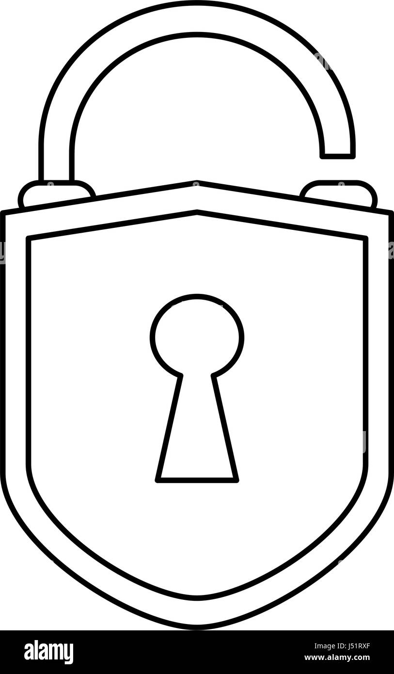 safety lock icon image Stock Vector Image & Art - Alamy
