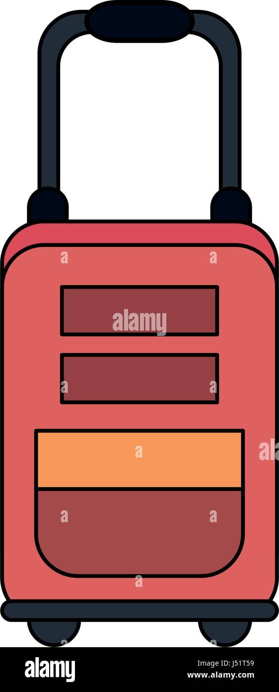 Red siutcase Stock Vector Images - Alamy
