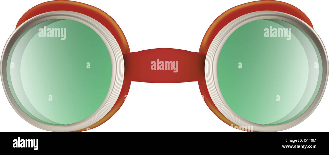 Weird safety goggles isolated on white Stock Vector Image & Art - Alamy