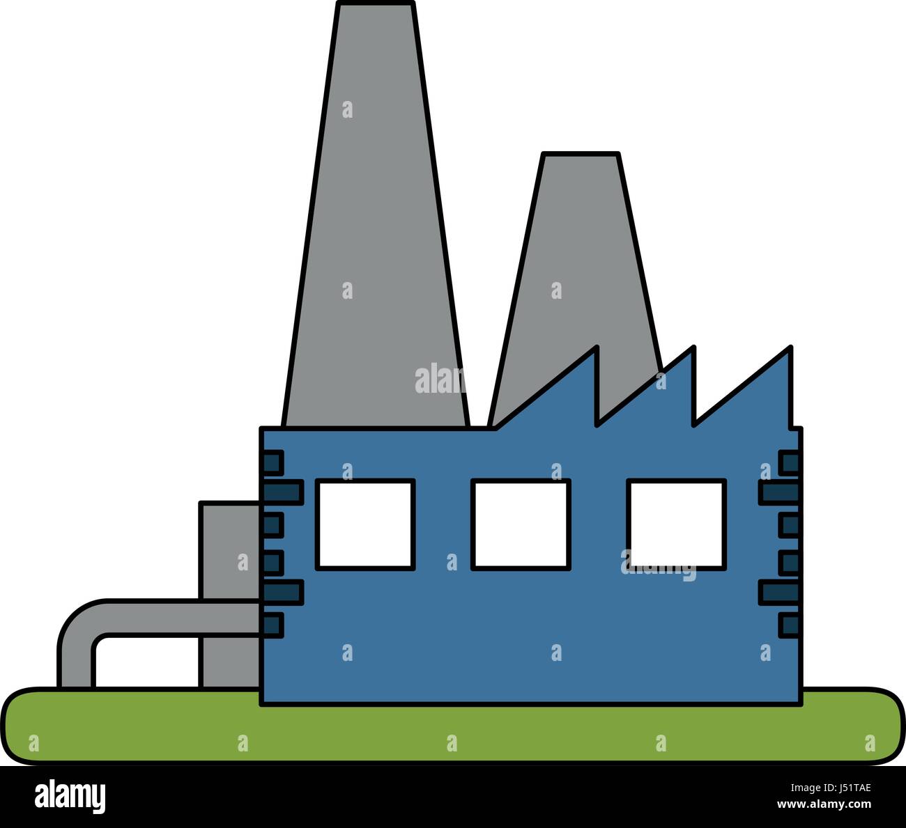 Complex of towers Stock Vector Images - Alamy