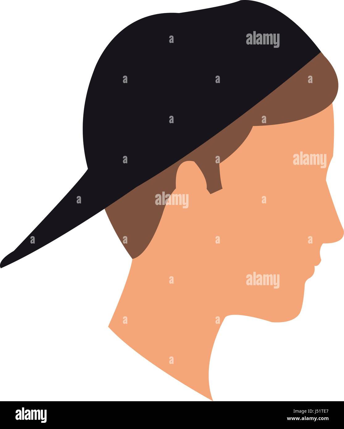 avatar head guy young profile Stock Vector Image & Art - Alamy
