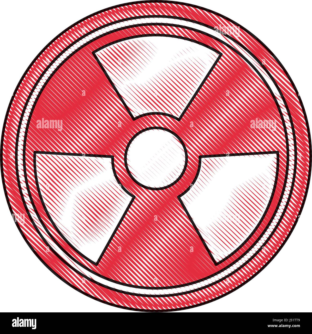radiation caution hazard nuclear symbol Stock Vector Image & Art - Alamy